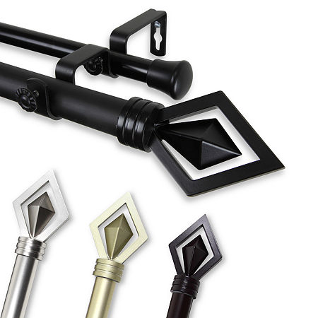 Click here for Rod Desyne Lenore 1 Adjustable Double Curtain Rod... prices