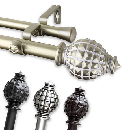 Click here for Rod Desyne Opal 1 Adjustable Double Curtain Rod  O... prices