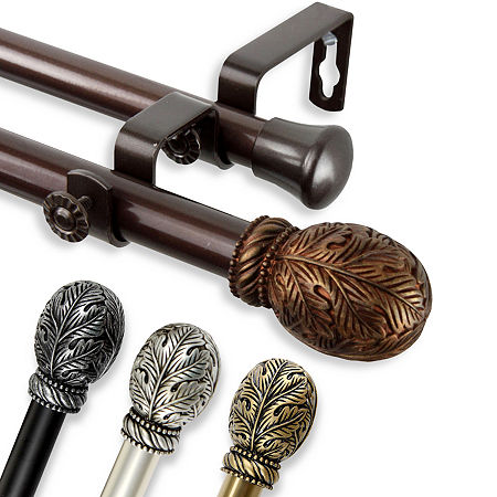 Click here for Rod Desyne Forest 13/16 Adjustable Double Curtain... prices