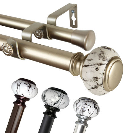 Click here for Rod Desyne Kelly Double Curtain Rod  One Size  Yel... prices