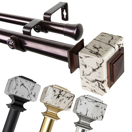 Click here for Rod Desyne Willis Double Curtain Rod  One Size  Ye... prices