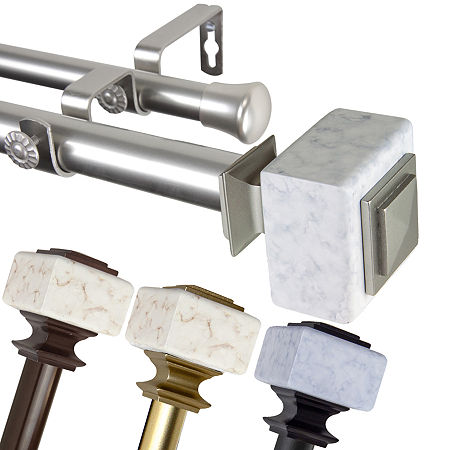 Click here for Rod Desyne Estelle Double Curtain Rod  One Size  B... prices