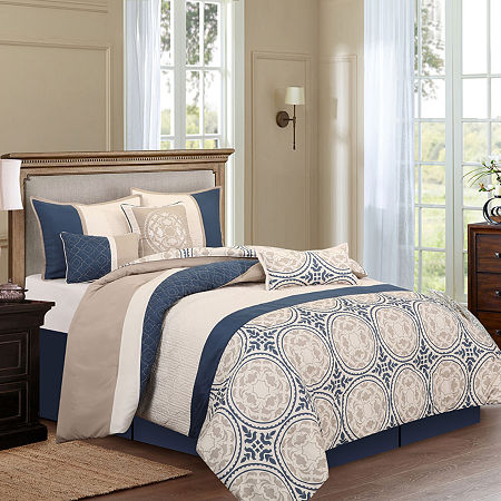 Click here for Stratford Park Inaya 7-pc. Complete Bedding Set  O... prices