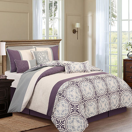 Click here for Stratford Park Inaya 7-pc. Complete Bedding Set  O... prices