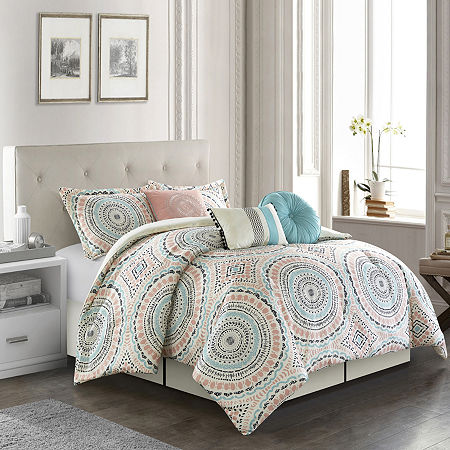 Stratford Park Nason 7-Pc. Comforter Set  California King - Multicolor
