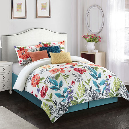 Stratford Park Prair 7-Pc. Comforter Set  King - Multicolor