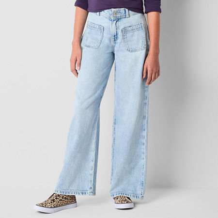Click here for Thereabouts Little & Big Kid Girls Wide Leg Jean... prices