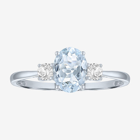 Click here for Gemstone 10K Gold 3-Stone Oval Cocktail Ring  9  A... prices