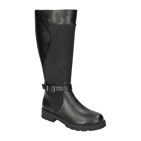Click here for Easy Street Womens Erica Stacked Heel Riding Boots... prices