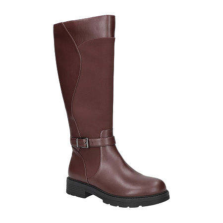 Click here for Easy Street Womens Erica Stacked Heel Riding Boots... prices
