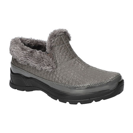 Easy Street Womens Flurry Waterproof Booties - Grey