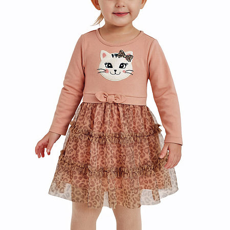Click here for Lilt Toddler Girls Long Sleeve Tutu Dress  4t  Pin... prices