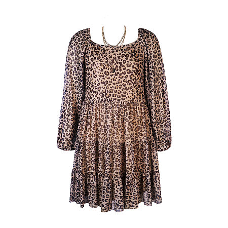 Click here for Lilt Little & Big Kid Girls Elbow Sleeve A-Line Dr... prices