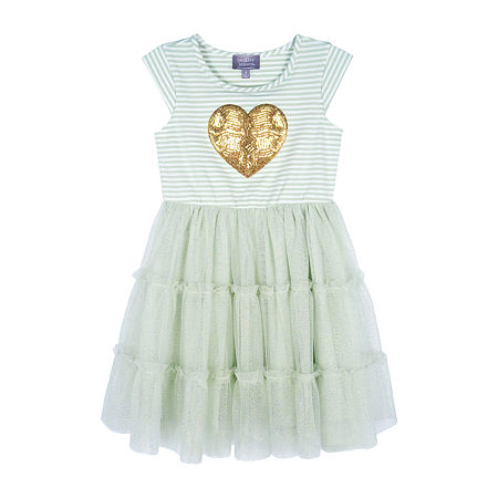 Click here for Lilt Little Girls Sleeveless Fit + Flare Dress  6... prices