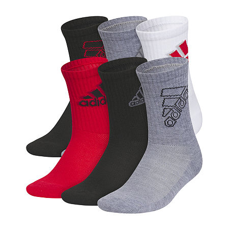 Click here for adidas Little & Big Kid Boys 6 Pair Crew Socks  Me... prices