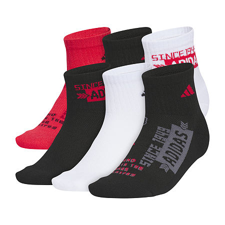 Click here for adidas Big Kid Boys 6 Pair Quarter Ankle Socks  Me... prices