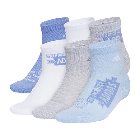 Click here for adidas Big Kid Boys 6 Pair Quarter Ankle Socks  Me... prices
