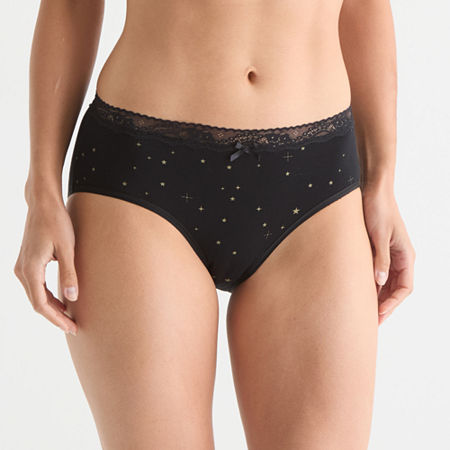 Click here for Ambrielle Cotton Brief Panty  Medium  Black prices