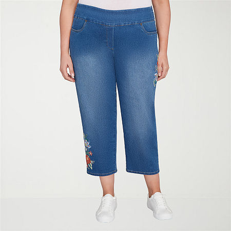 Click here for Alfred Dunner El Paso Womens Straight Plus Ankle P... prices