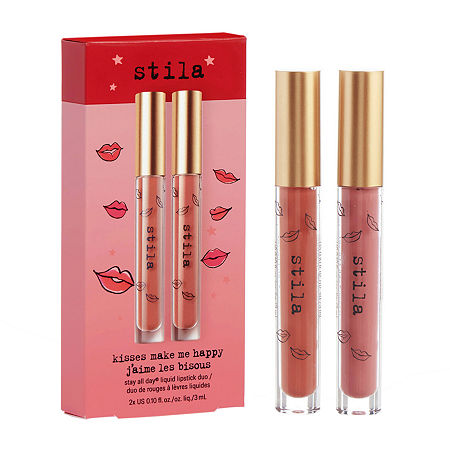 Stila Kisses Make Me Happy Stay All Day Liquid Lipstick Duo