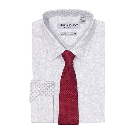 Click here for Nick Graham Mens Button Down Collar Long Sleeve Sh... prices