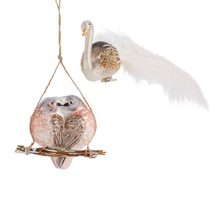 Click here for North Pole Trading Co. Swan And Turle Doves Set 2-... prices