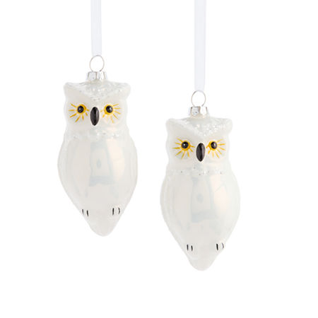 Click here for North Pole Trading Co. Owl Set 2-pc. Christmas Orn... prices
