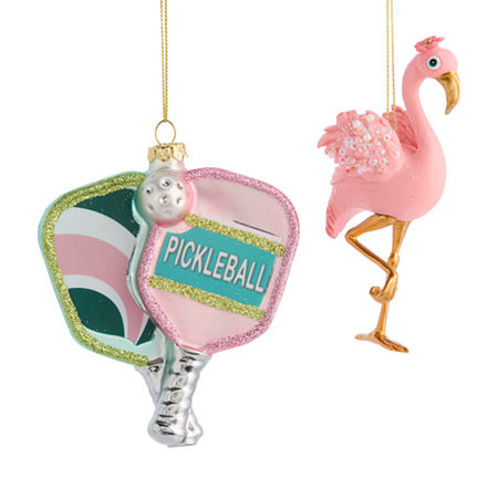 Click here for North Pole Trading Co. Pickleball And Flamingo Set... prices