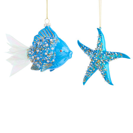 Click here for North Pole Trading Co. Blue Starfish And Fish Set... prices