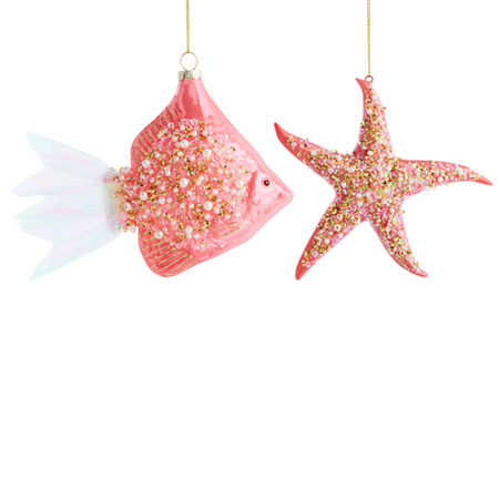Click here for North Pole Trading Co. Pink Starfish And Fish Set... prices