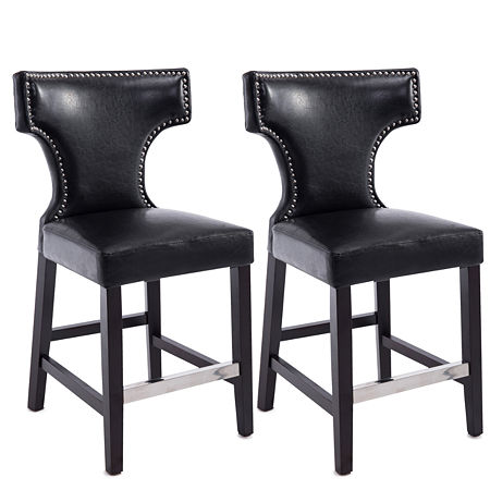 Click here for Corliving Kings Metal Studded Bonded Leather Count... prices