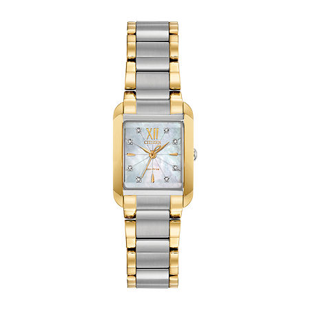 Click here for Citizen Eco-Drive Womens Bianca Diamond-Accent Two... prices