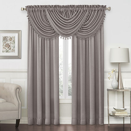 Click here for Royal Velvet Hilton Rod-Pocket Waterfall Valance... prices