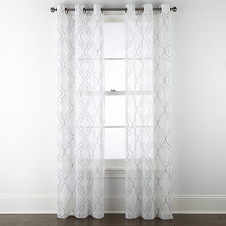 Click here for Regal Home Sterling Matte Grommet Top Sheer Curtai... prices