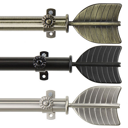 Click here for Rod Desyne Quill 13/16 Single Curtain Rod  One Siz... prices