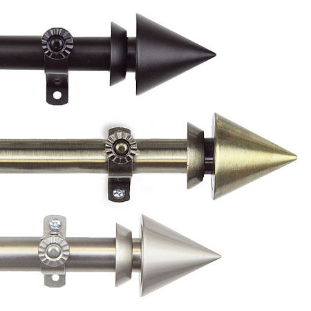 Click here for Rod Desyne Cone 13/16 IN Adjustable Curtain Rod  O... prices