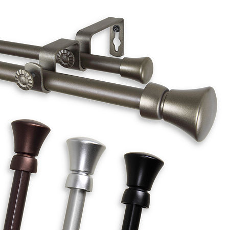Click here for Rod Desyne Cora â Adjustable Double Curtain Rod... prices