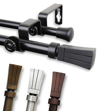 Click here for Rod Desyne Flare â Adjustable Double Curtain Rod... prices