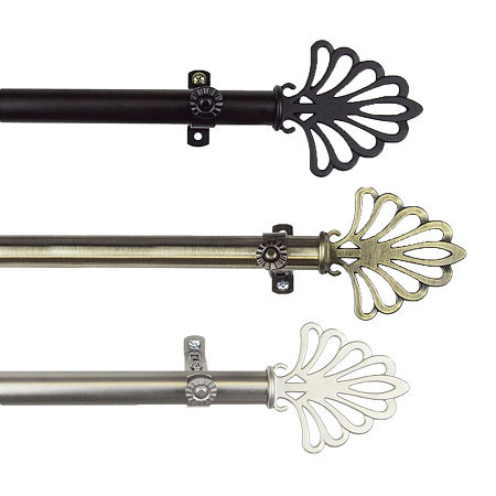 Click here for Rod Desyne 13/16 Adjustable Curtain Rod with Fan F... prices
