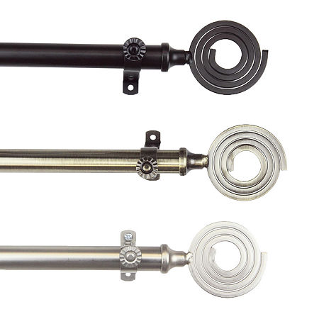 Click here for Rod Desyne 13/16 Adjustable Curtain Rod with Coil... prices