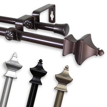 Click here for Rod Desyne Esta â Adjustable Double Curtain Rod... prices