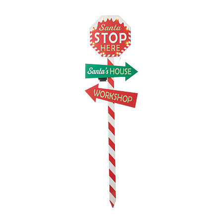 Click here for Glitzhome Lighted Wooden Christmas Yard Art  One S... prices