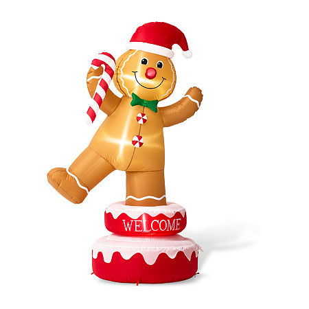 Click here for Glitzhome 6ft Lighted Gingerbread Man Christmas In... prices