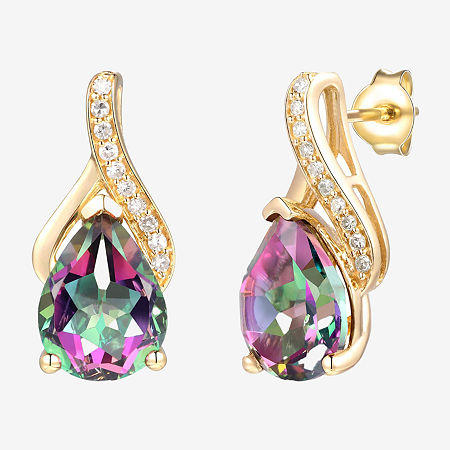 Click here for Genuine Mystic Fire Topaz 14K Gold Over Silver 13.... prices