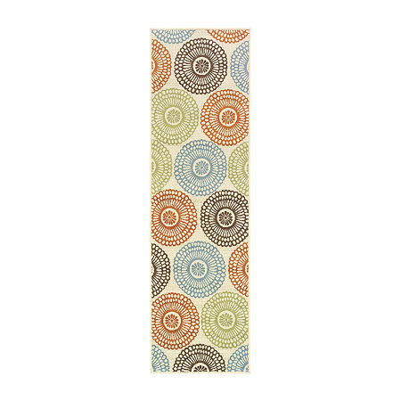 Click here for Covington Home Majorca Floral Medallions 27X90 Ind... prices