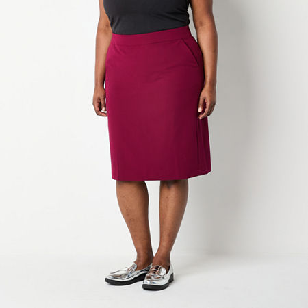Click here for Liz Claiborne Womens Plus Mid Rise Pencil Skirt  2... prices