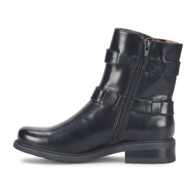 BOC by Born Womens Camile Flat Heel Booties, Color: Black - JCPenney