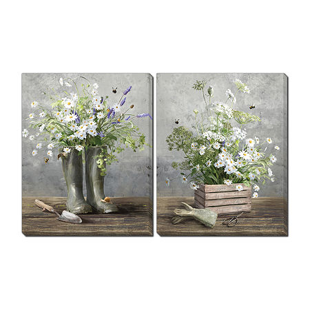 Click here for Streamline Art Cottage Gardening 2-pc. Wall Art Se... prices