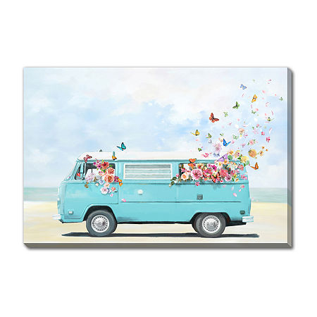 Click here for Streamline Art Fluttering Rainbow Canvas Art  One... prices