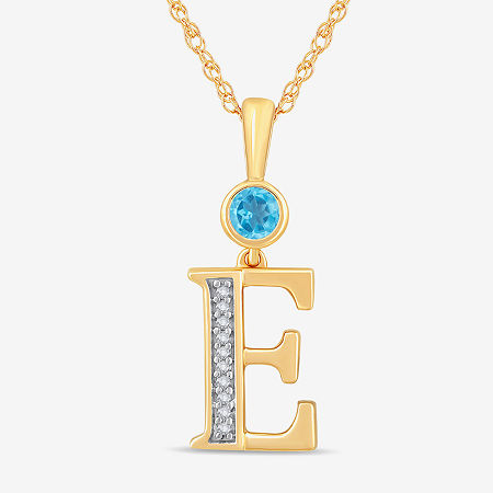 Click here for E Womens Genuine Blue Topaz 14K Gold Over Silver 1... prices